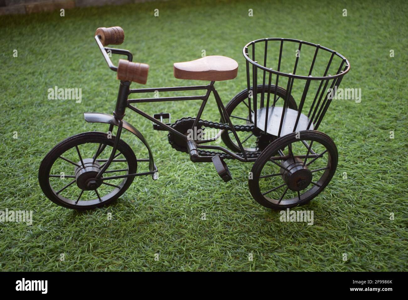 Small bike with training wheels Stock Photo - Alamy