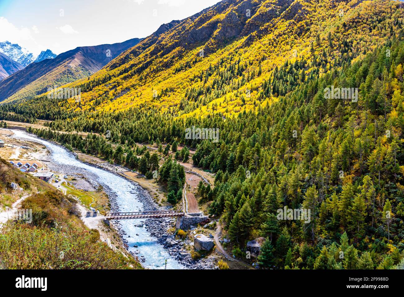 India himachal pradesh kinnaur baspa hi-res stock photography and ...