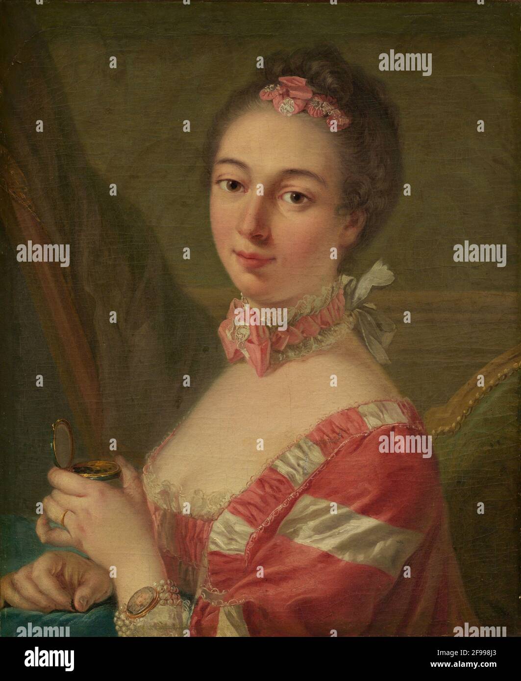 Portrait of a Lady, 18th century Stock Photo - Alamy