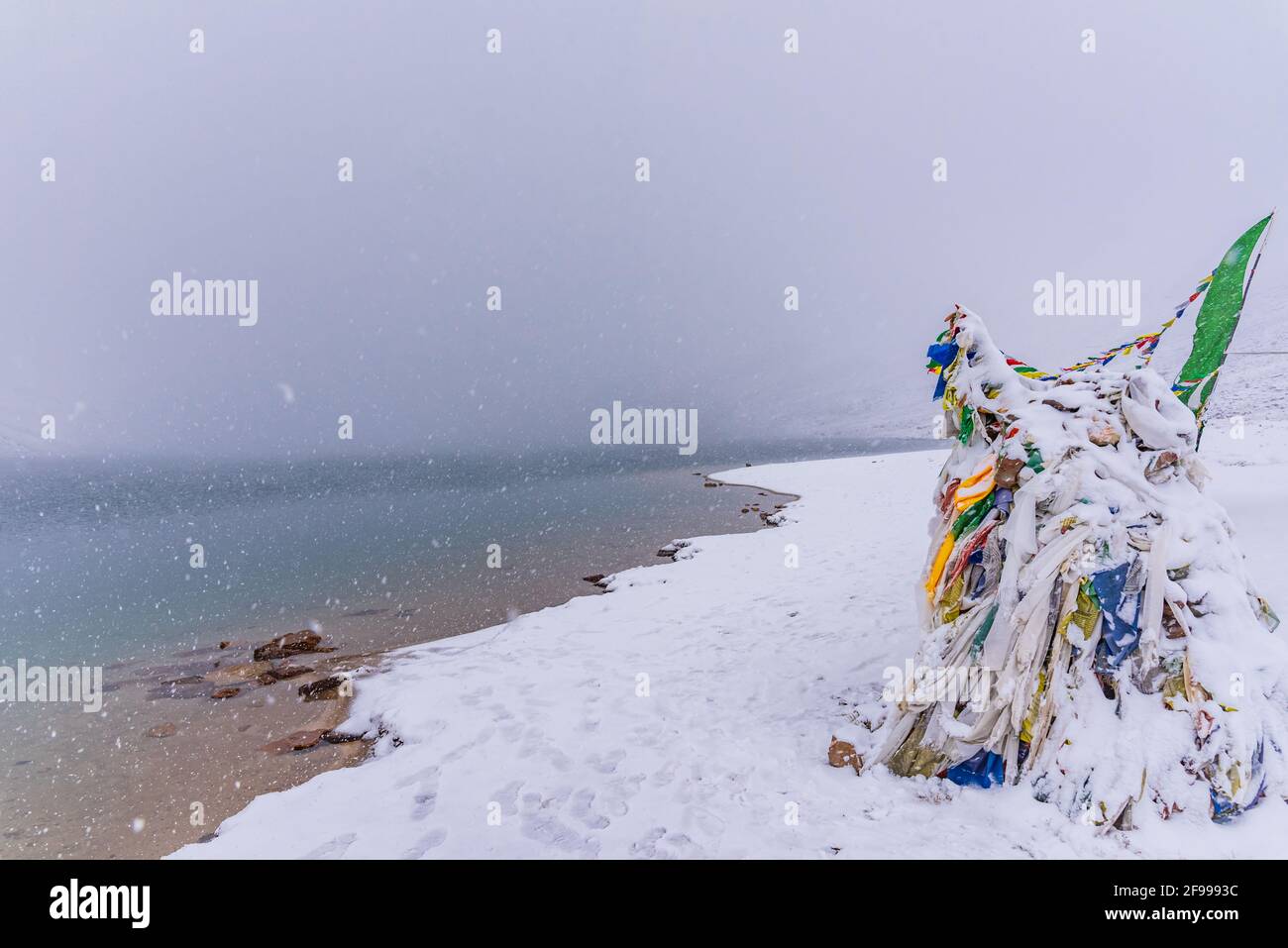 Snowy Chandratal or Lake of the moon is a high altitude lake located at ...