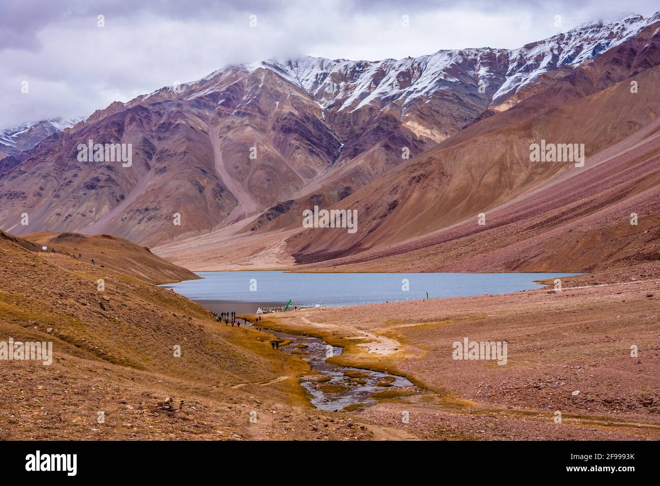 Chandratal or Lake of the moon is a high altitude lake located at 4300m ...