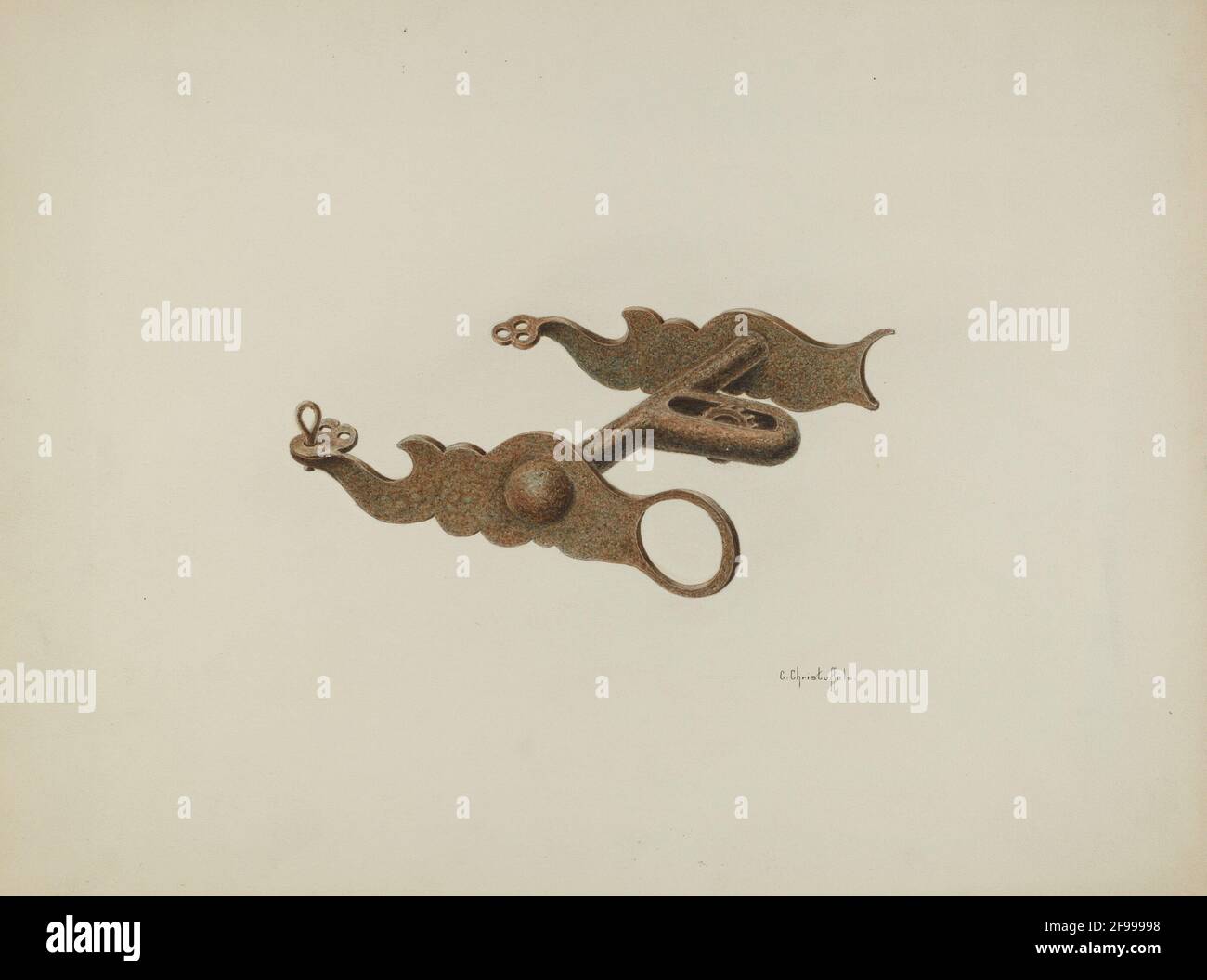 Wrought Iron Bit, 1935/1942 Stock Photo - Alamy