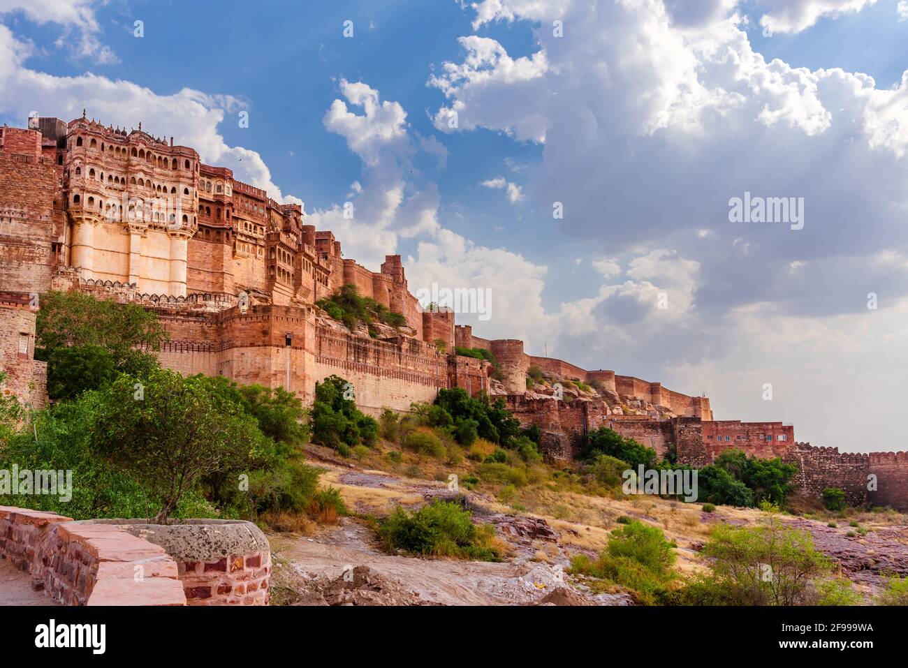 Mehrangarh Fort built around year 1460 by King Rao Jodha is one of the ...
