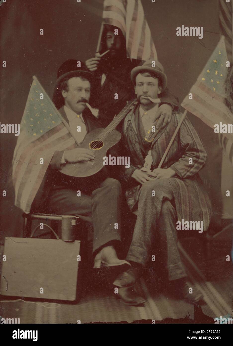 Portrait of Three Men, c. 1860 Stock Photo - Alamy