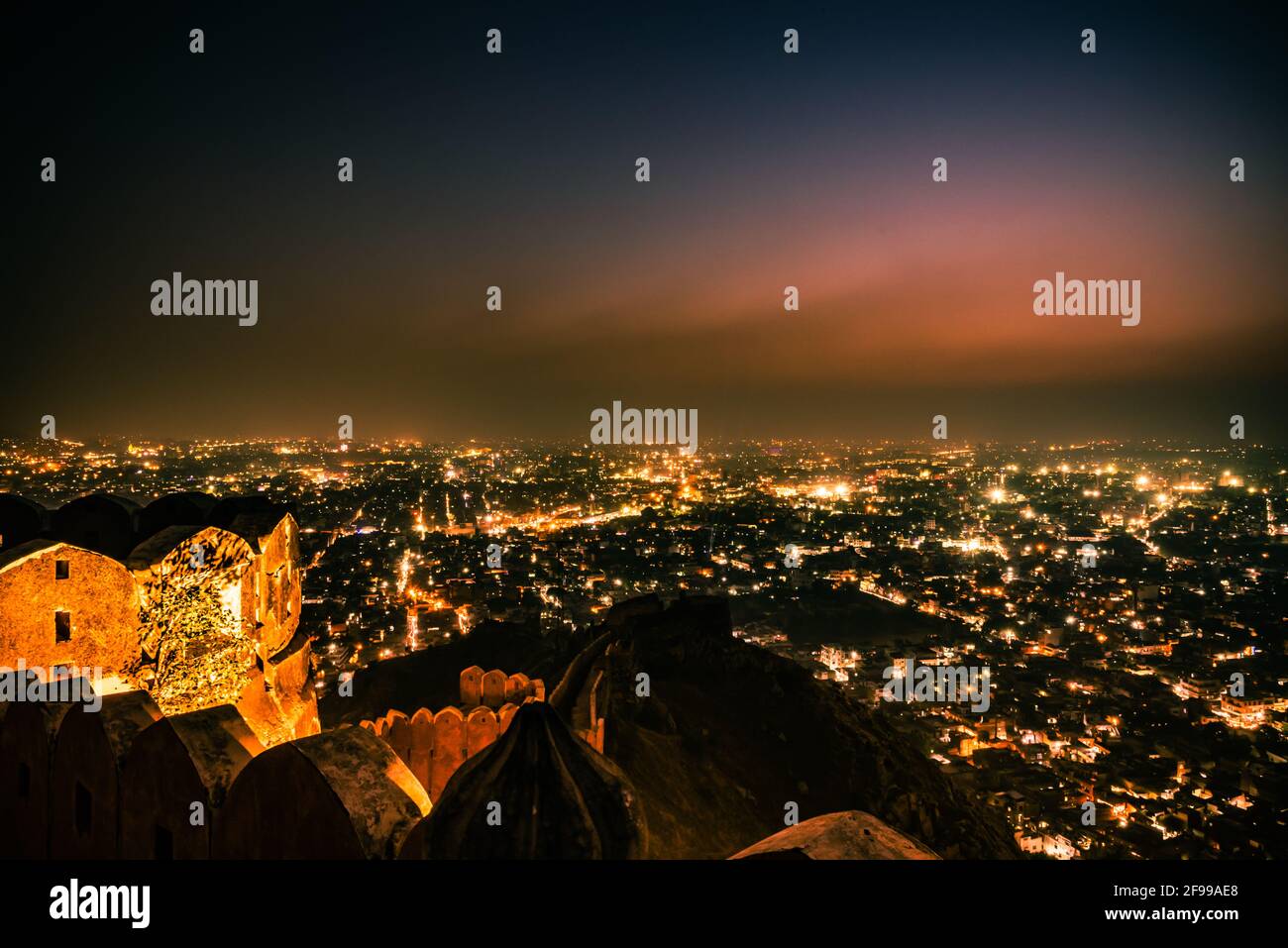 Nahargarh Fort At Night