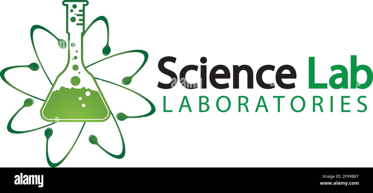 Science Lab logo.Laboratory Tube Logo Template Design Vector, Emblem ...