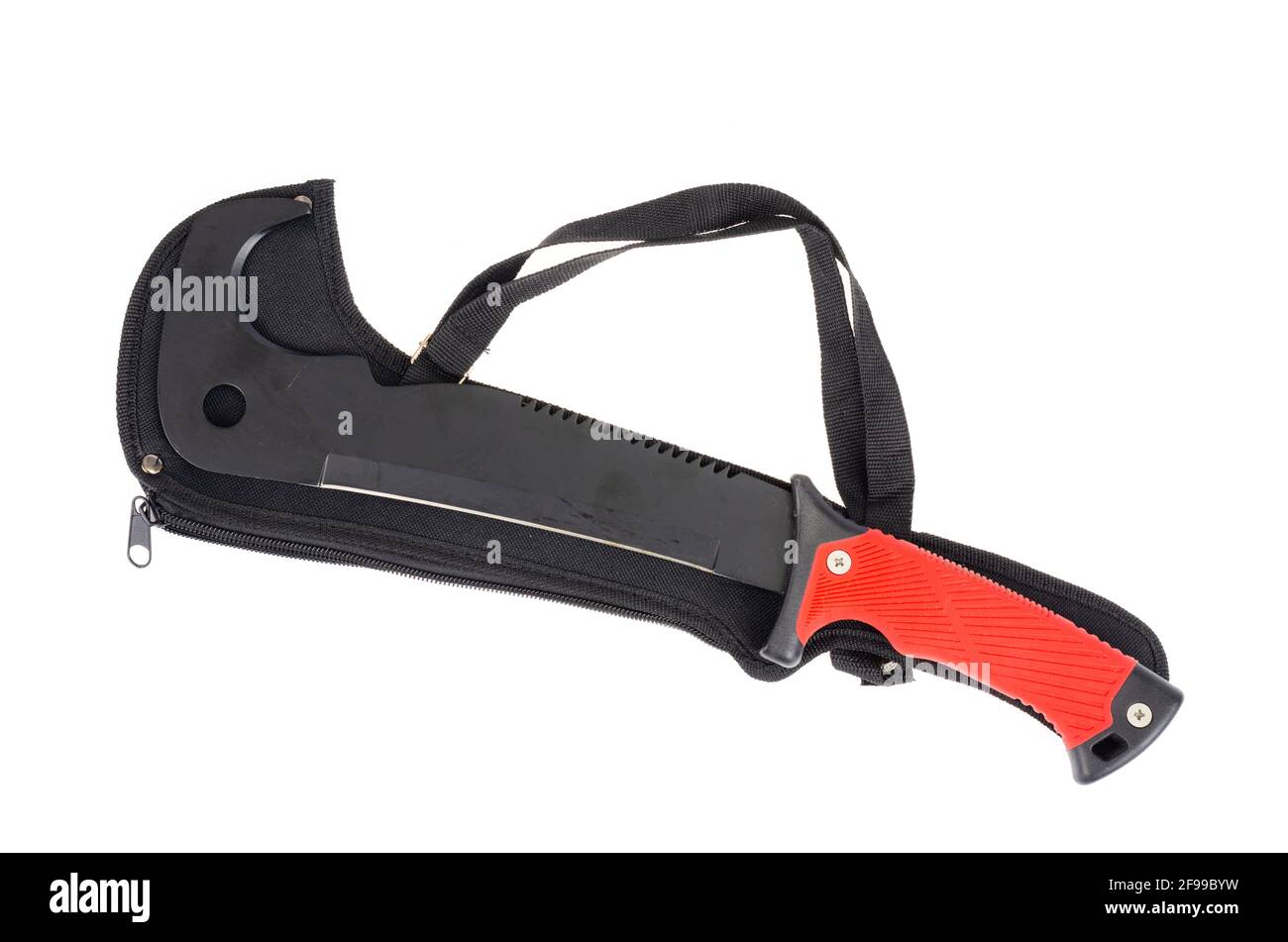 Machete with case isolated on white background. Studio Photo Stock ...