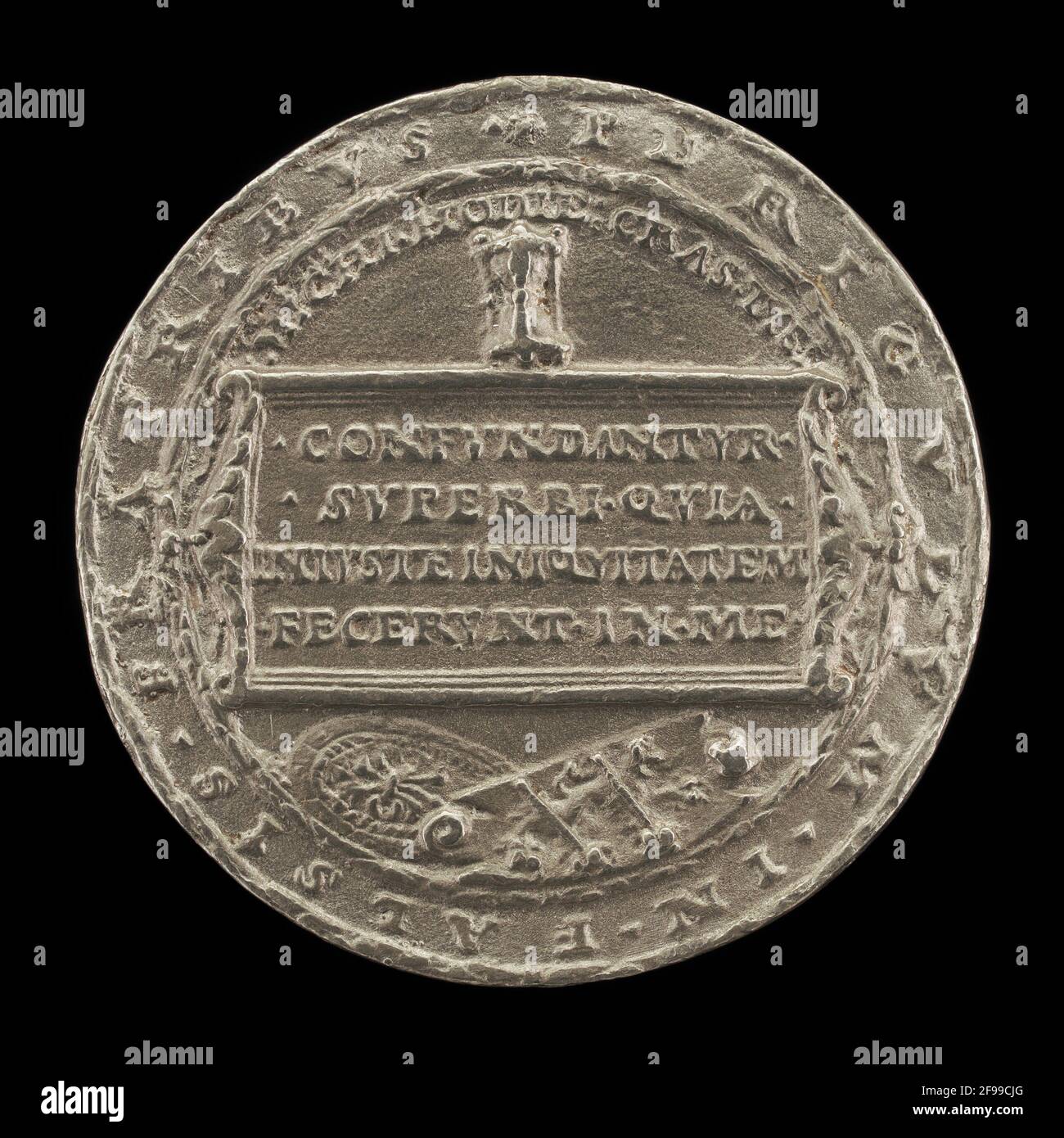 Hourglass on an Inscribed Tablet [reverse] Stock Photo - Alamy