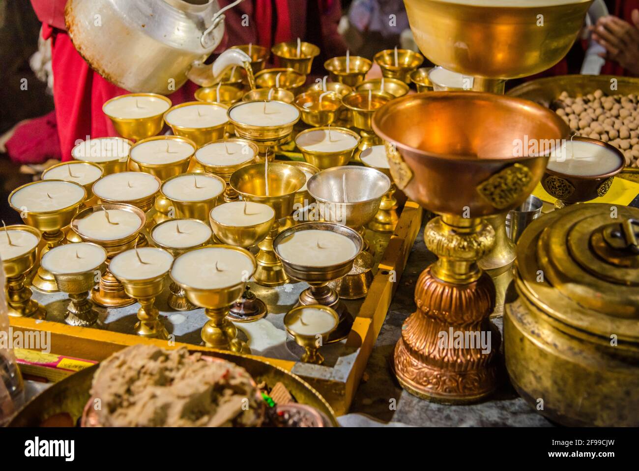 Torma made flour butter tibetan hi-res stock photography and images - Alamy