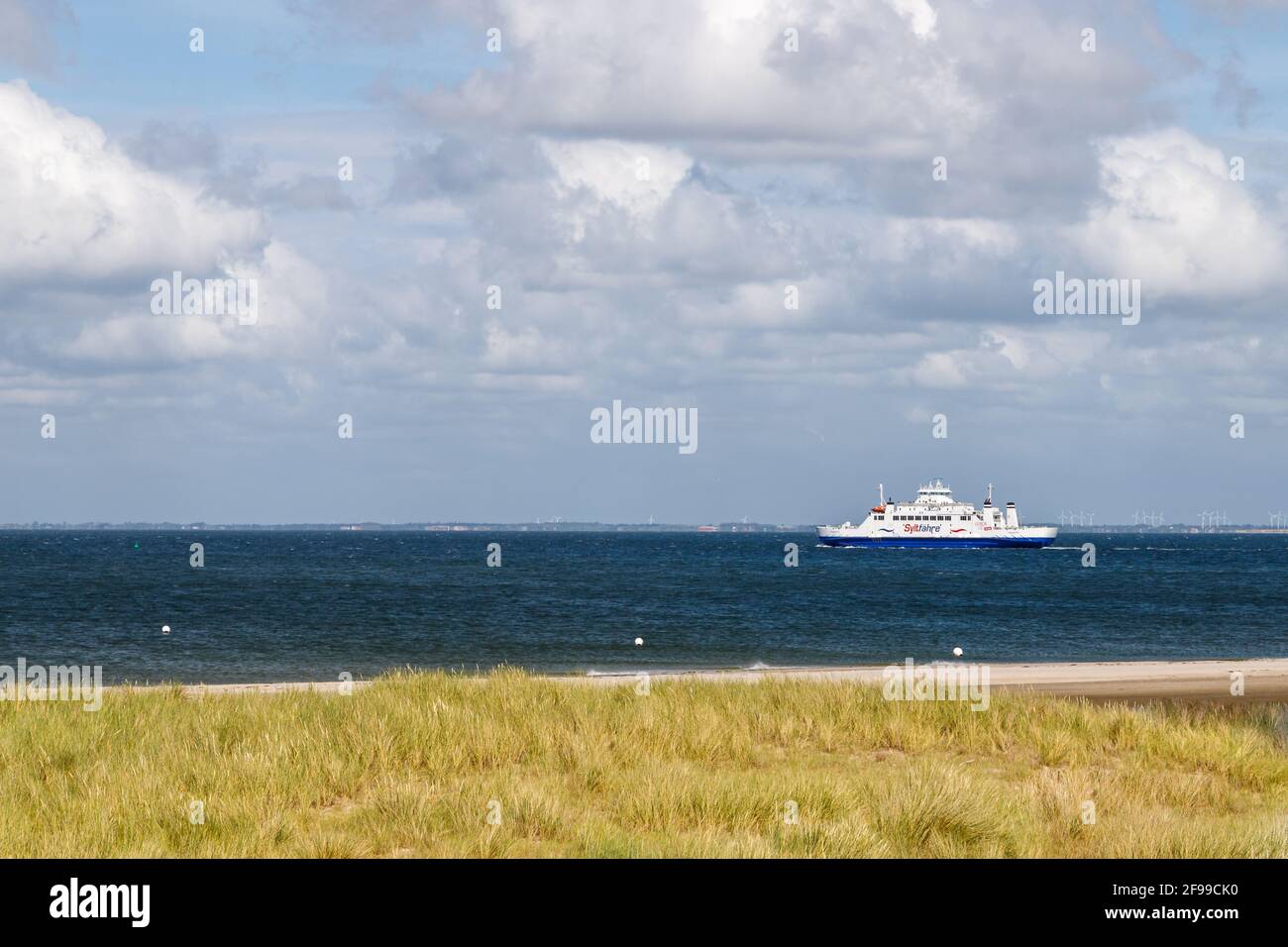 The Sylt ferry from List, Sylt Island, Germany, Europe, Editorial use ...