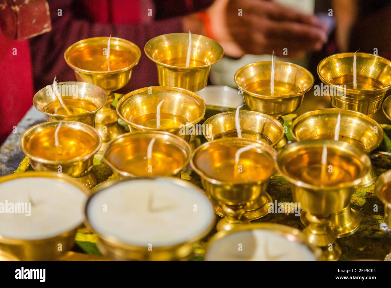 Brass diya hi-res stock photography and images - Alamy