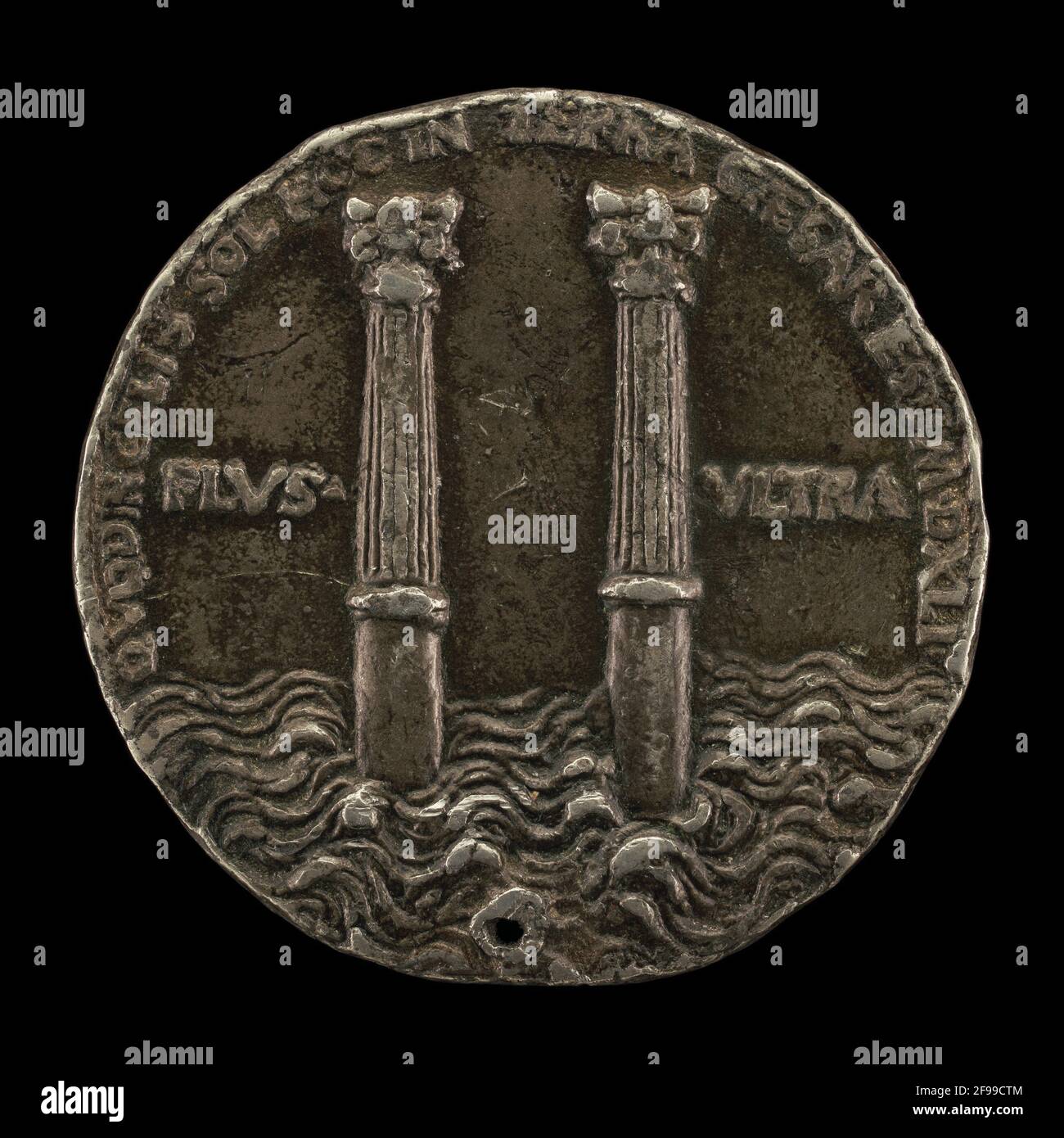 Pillars of Hercules [reverse], 16th century Stock Photo - Alamy
