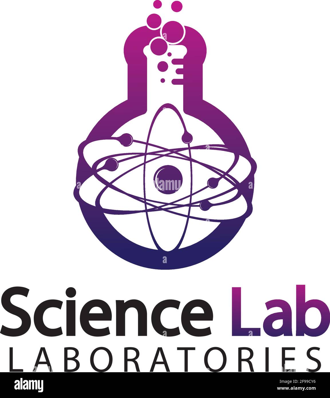 Science Lab logo.Laboratory Tube Logo Template Design Vector, Emblem ...