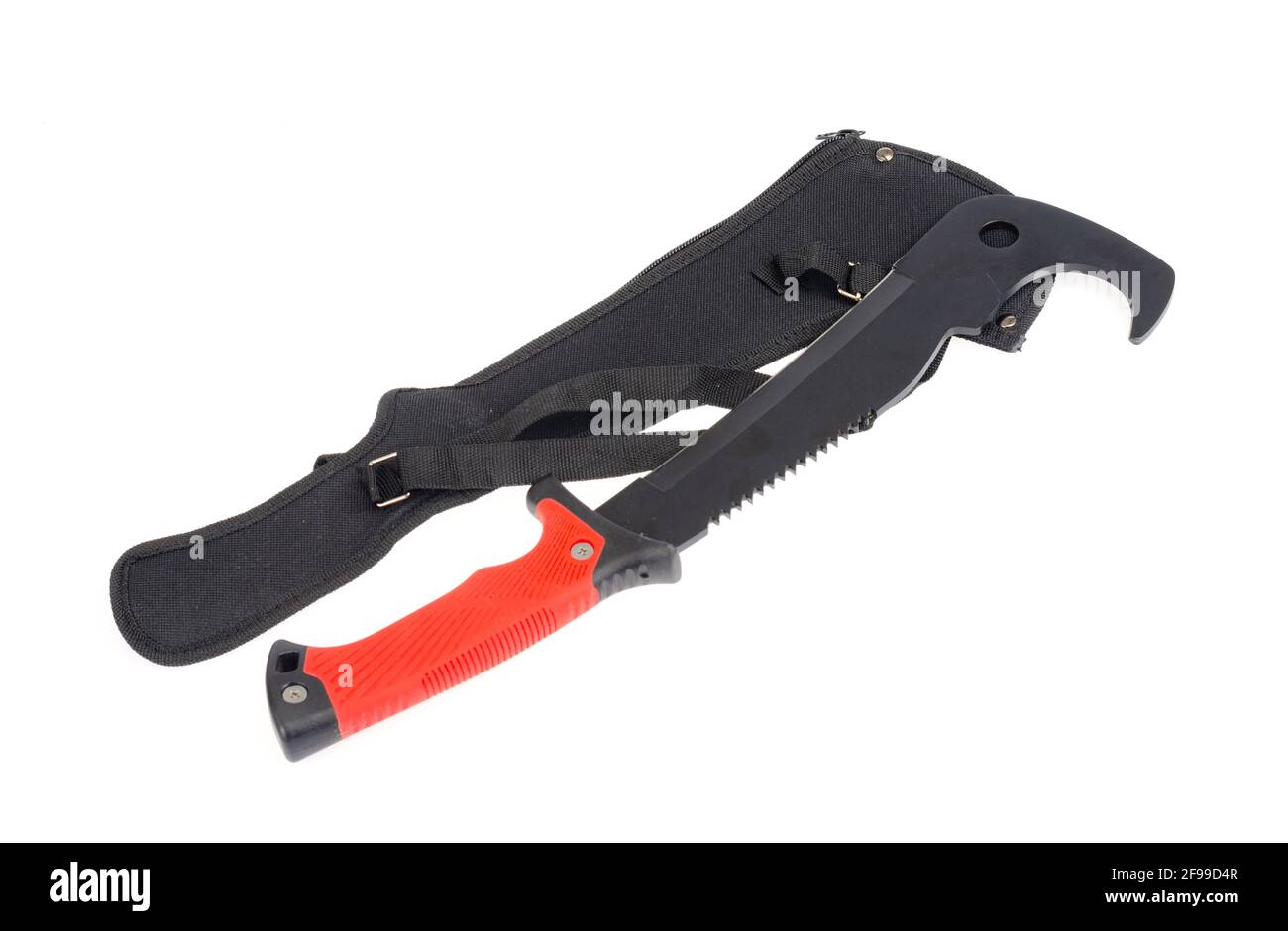 Machete with case isolated on white background. Studio Photo Stock ...