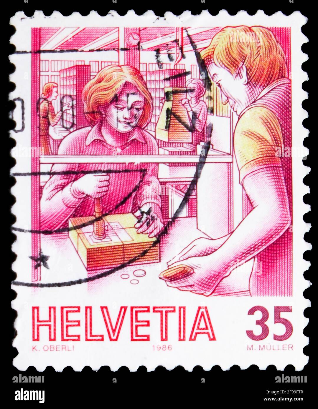 Post office counter switzerland hi-res stock photography and images - Alamy