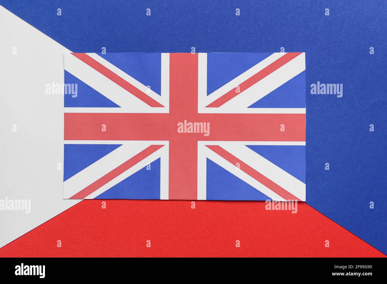 National flag of the United Kingdom on color background Stock Photo - Alamy