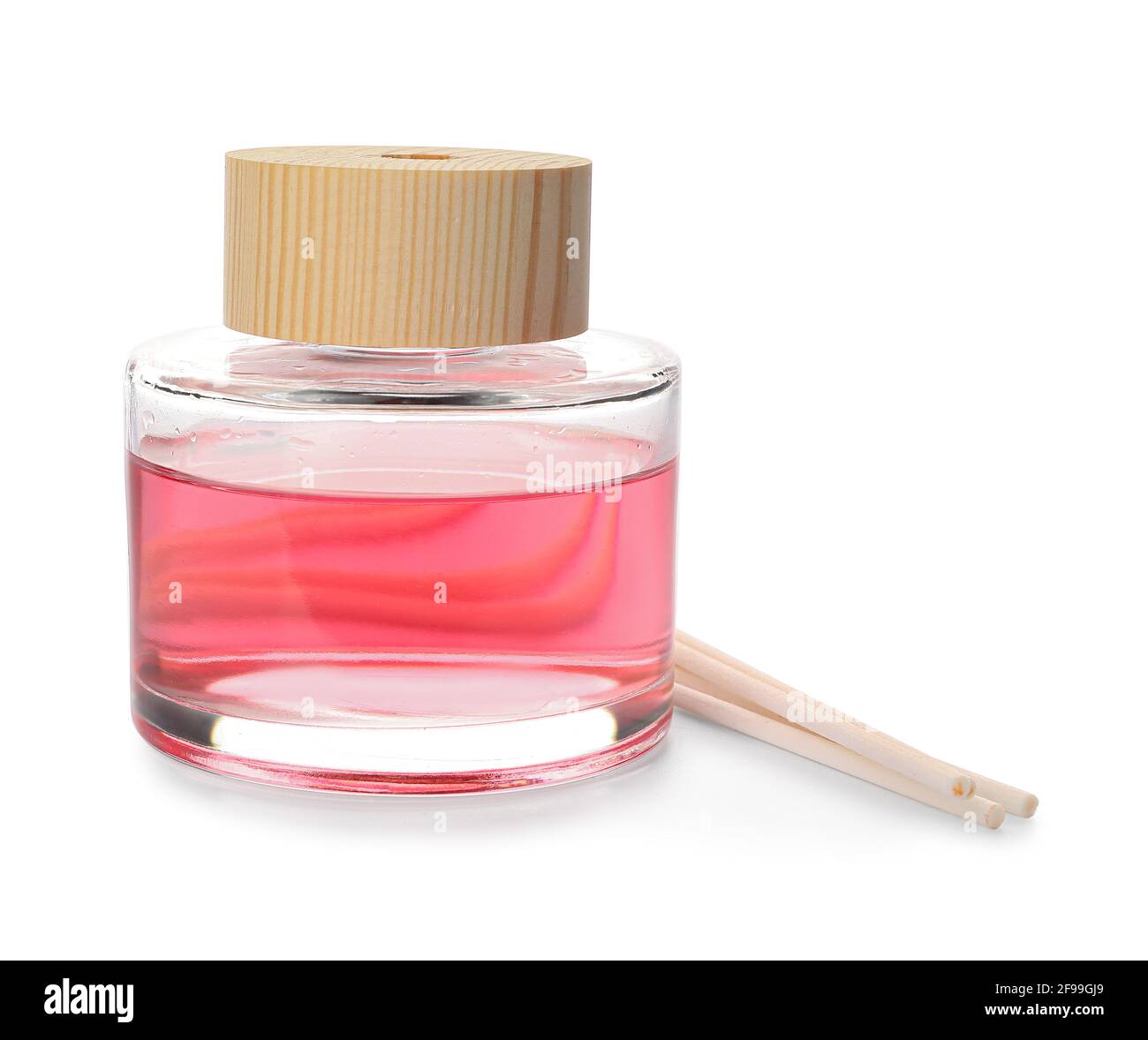 Reed diffuser on white background Stock Photo - Alamy