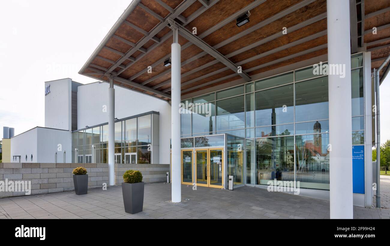 Amberger Congress Centrum, house facade, Amberg, Upper Palatinate ...