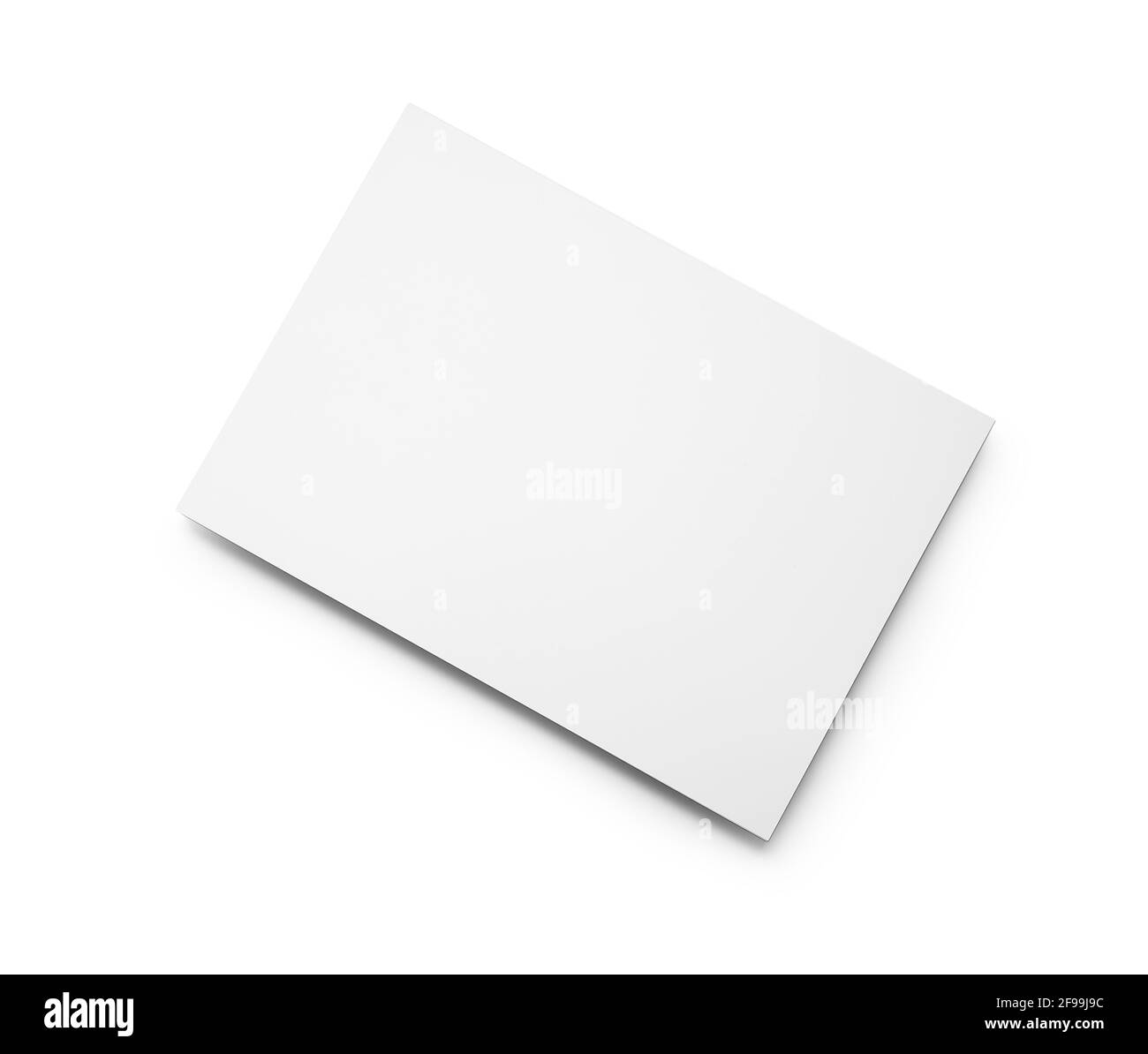 Blank art paper sheet mock up Black and White Stock Photos & Images - Alamy