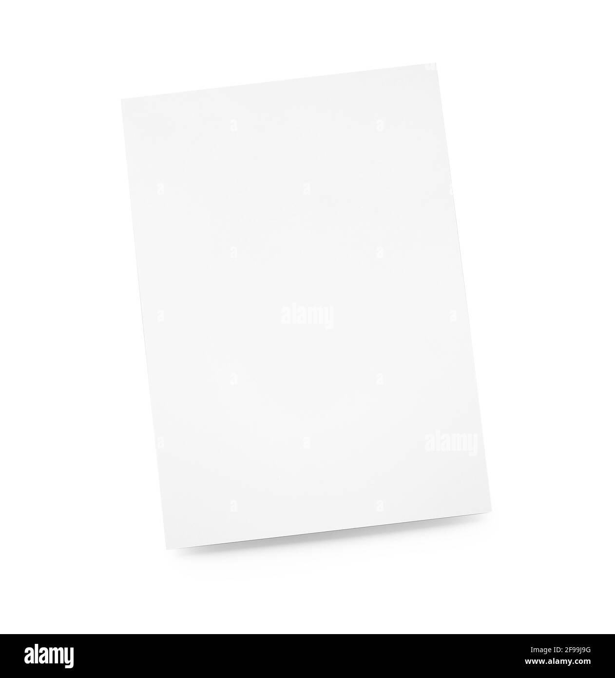 Blank art paper sheet mock up Cut Out Stock Images & Pictures - Alamy