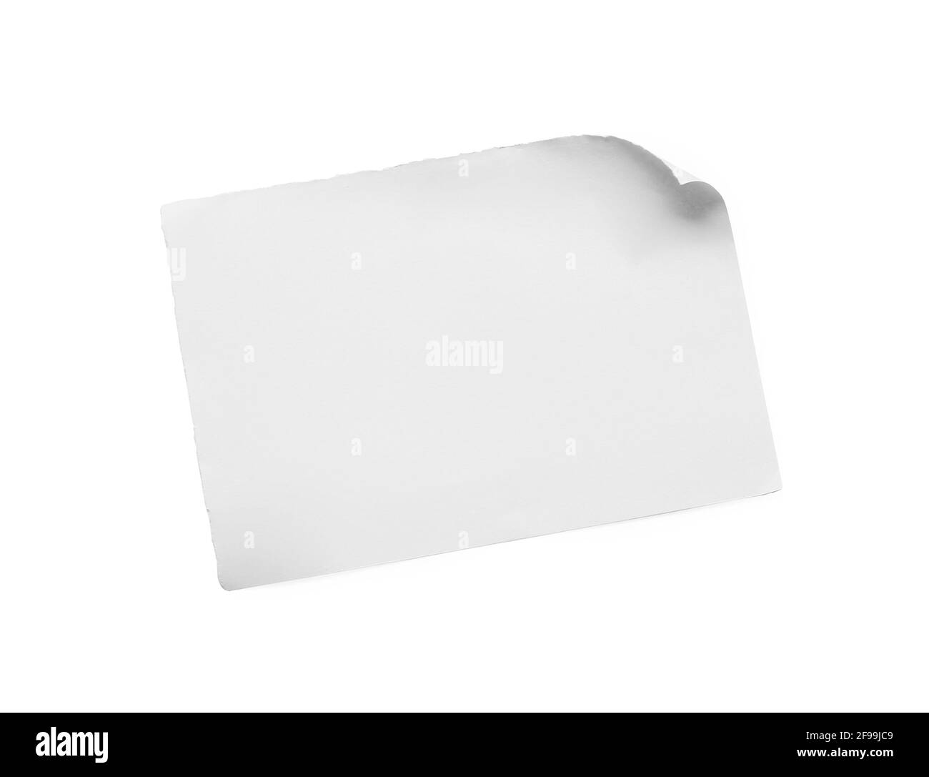Blank art paper sheet mock up Black and White Stock Photos & Images - Alamy