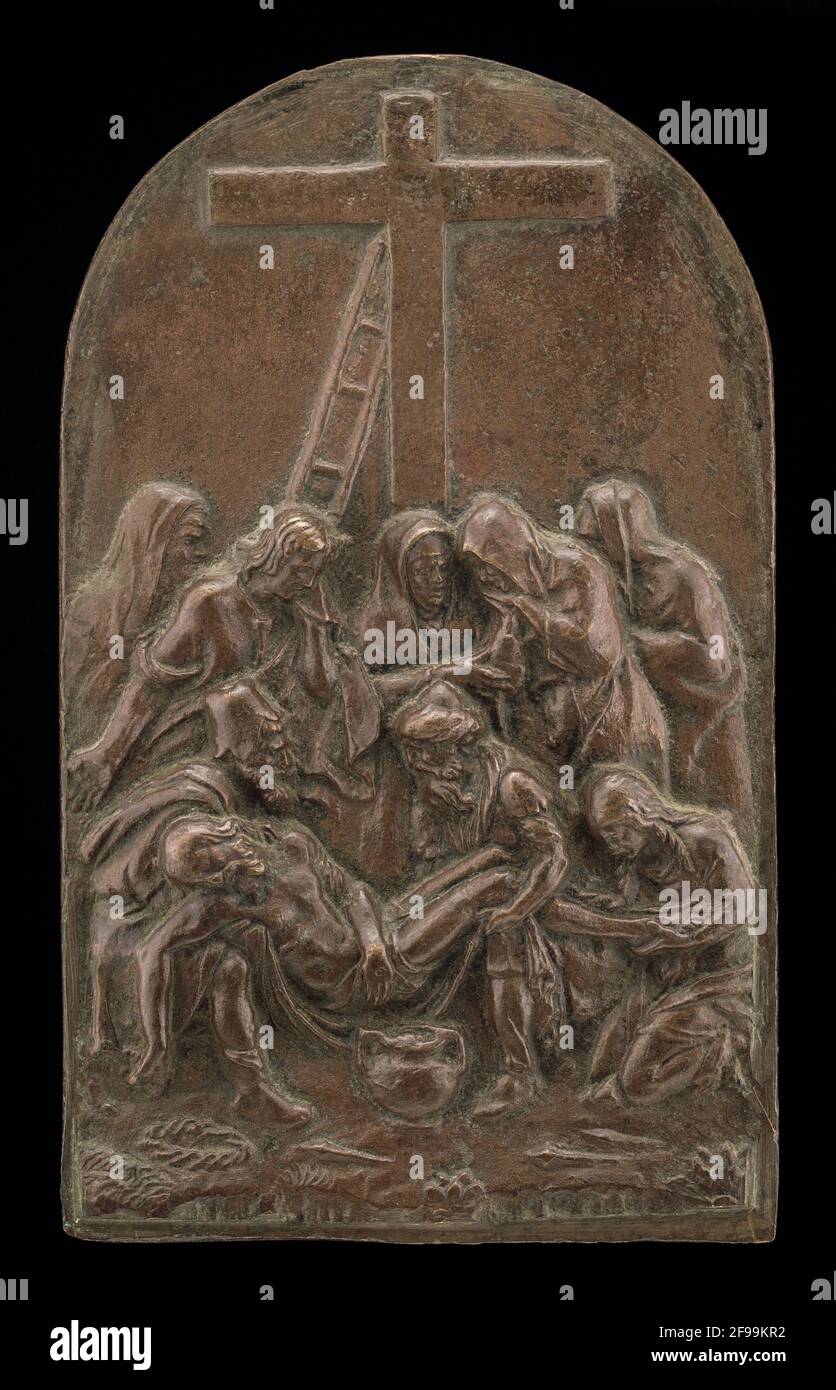 Descent from the Cross, mid 16th century Stock Photo - Alamy