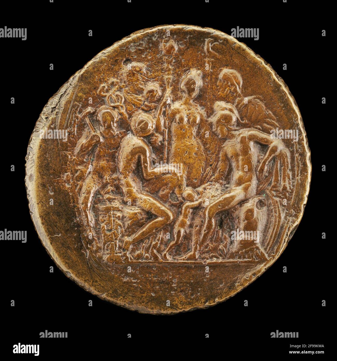 Assembly of the Gods [reverse], 16th century Stock Photo - Alamy