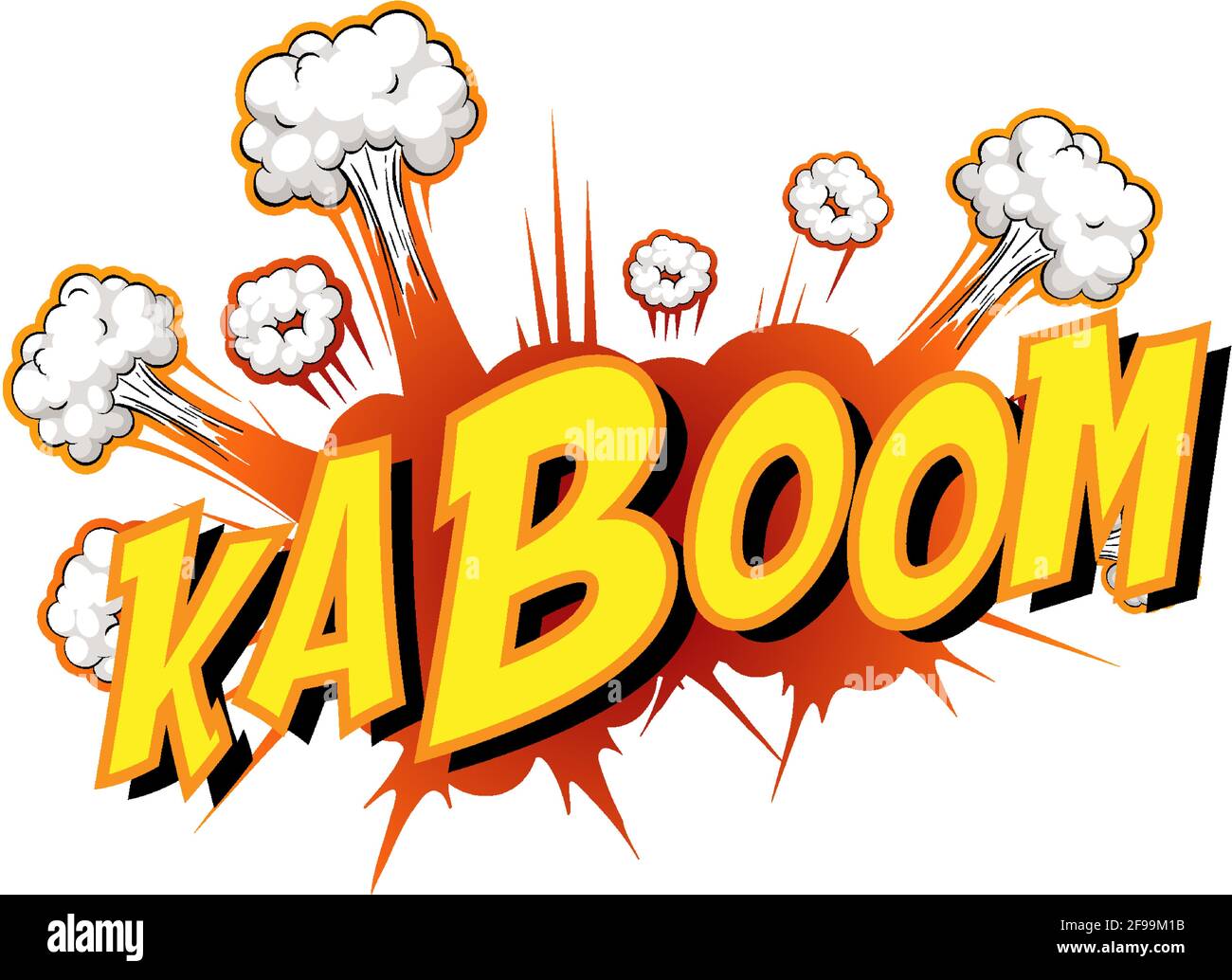 Comic speech bubble with kaboom text illustration Stock Vector Image ...