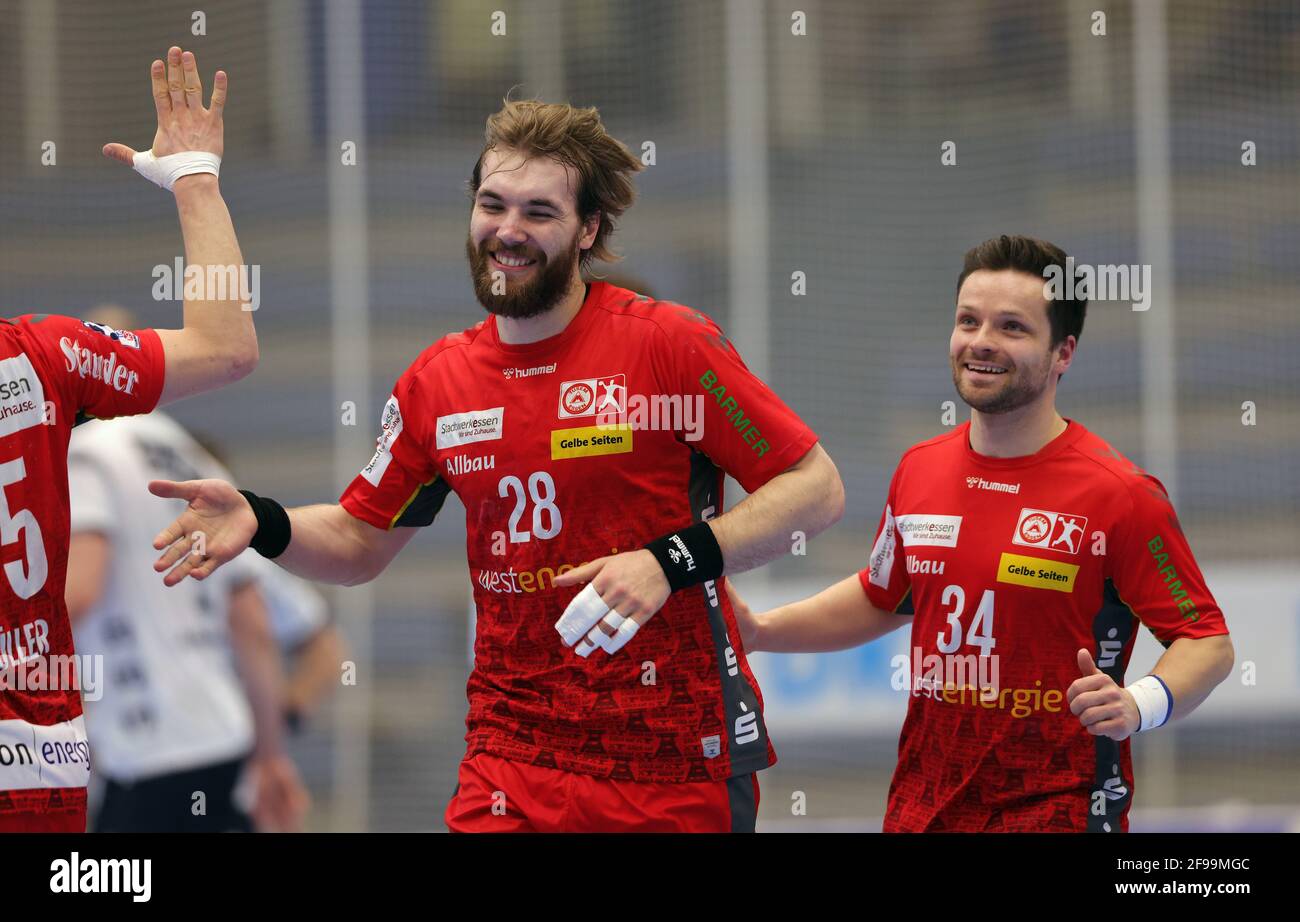 Eat, Deutschland. 15th Apr, 2021. firo: 15.04.2021, handball, Liqui ...
