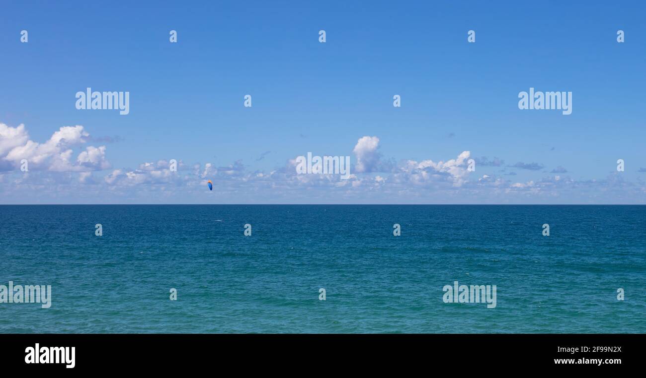 Atlantic Ocean under the blue sky Stock Photo - Alamy