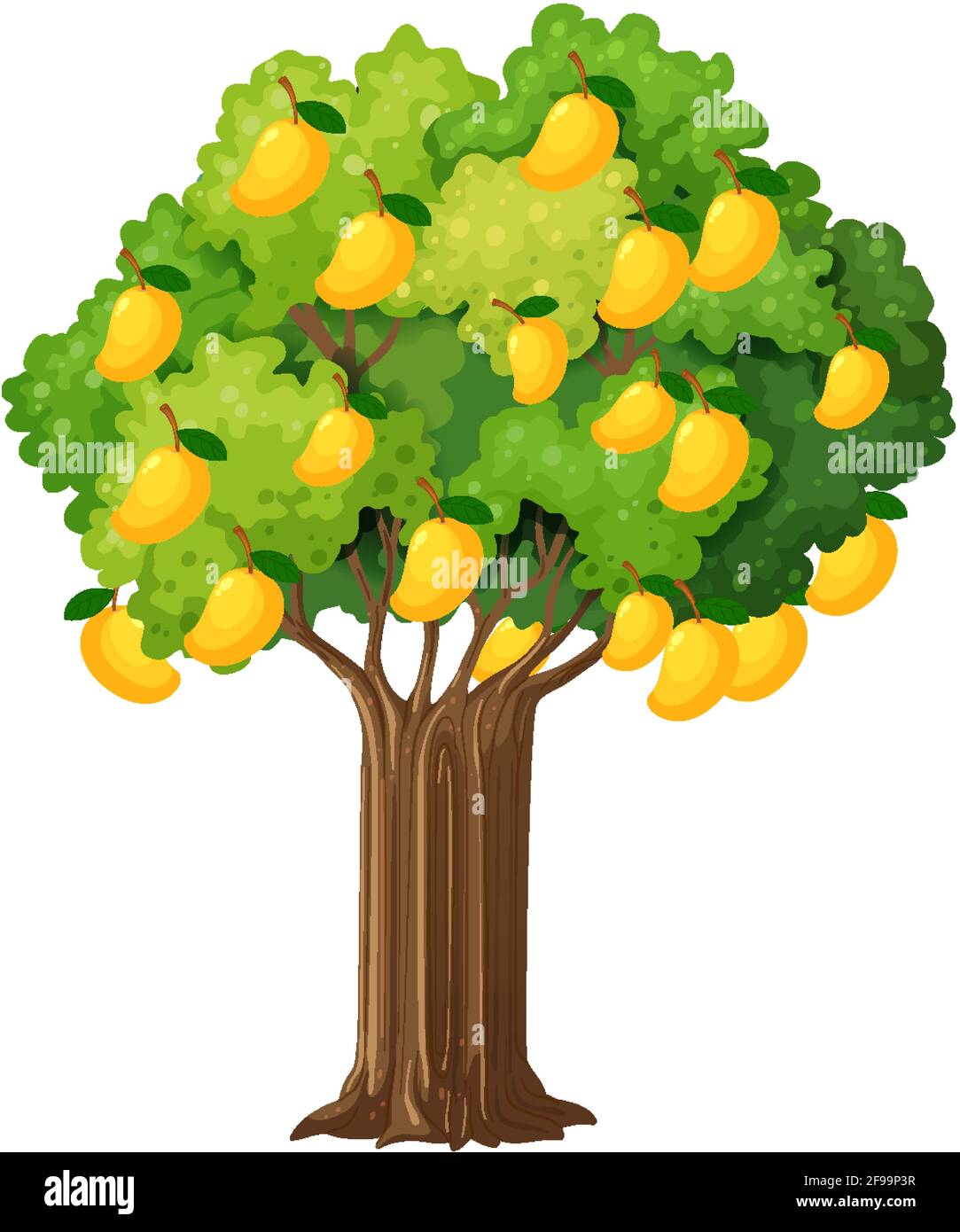 Cartoon Mango Tree