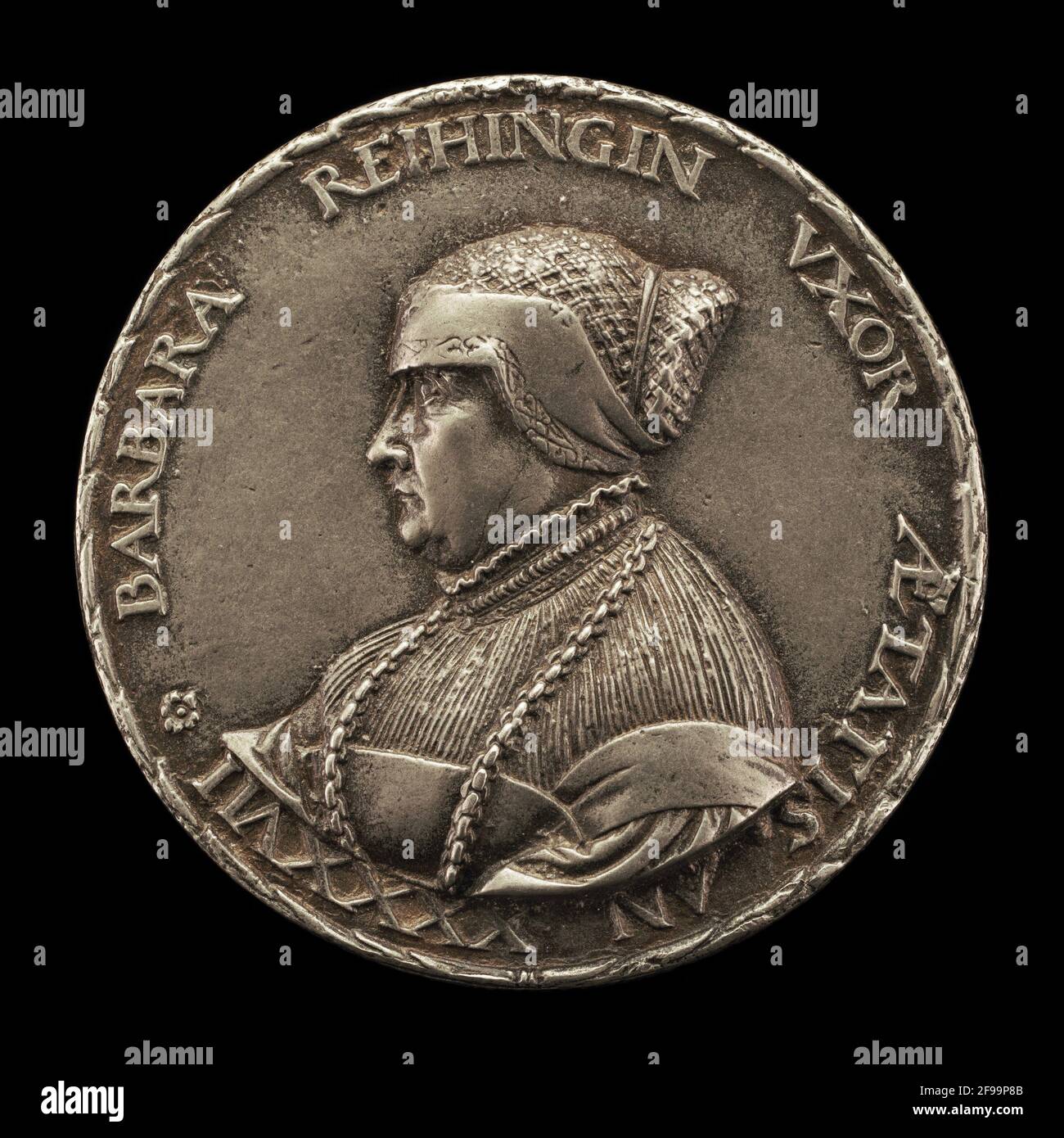 Barbara Reihing, 1491-1566, Wife of Georg Hermann 1512 [obverse], 1538 ...