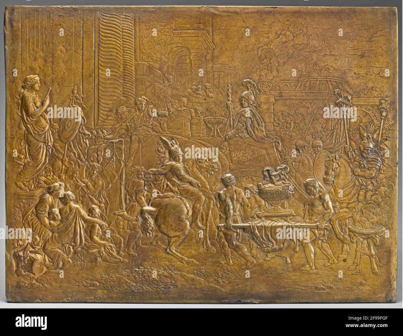 Entry of Alexander the Great into Babylon, or The Triumph of Alexander ...