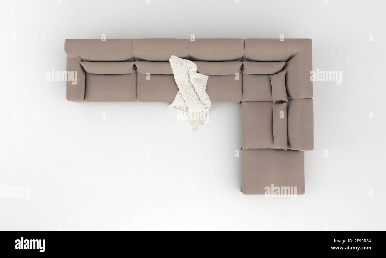 Corner Sofa Top View