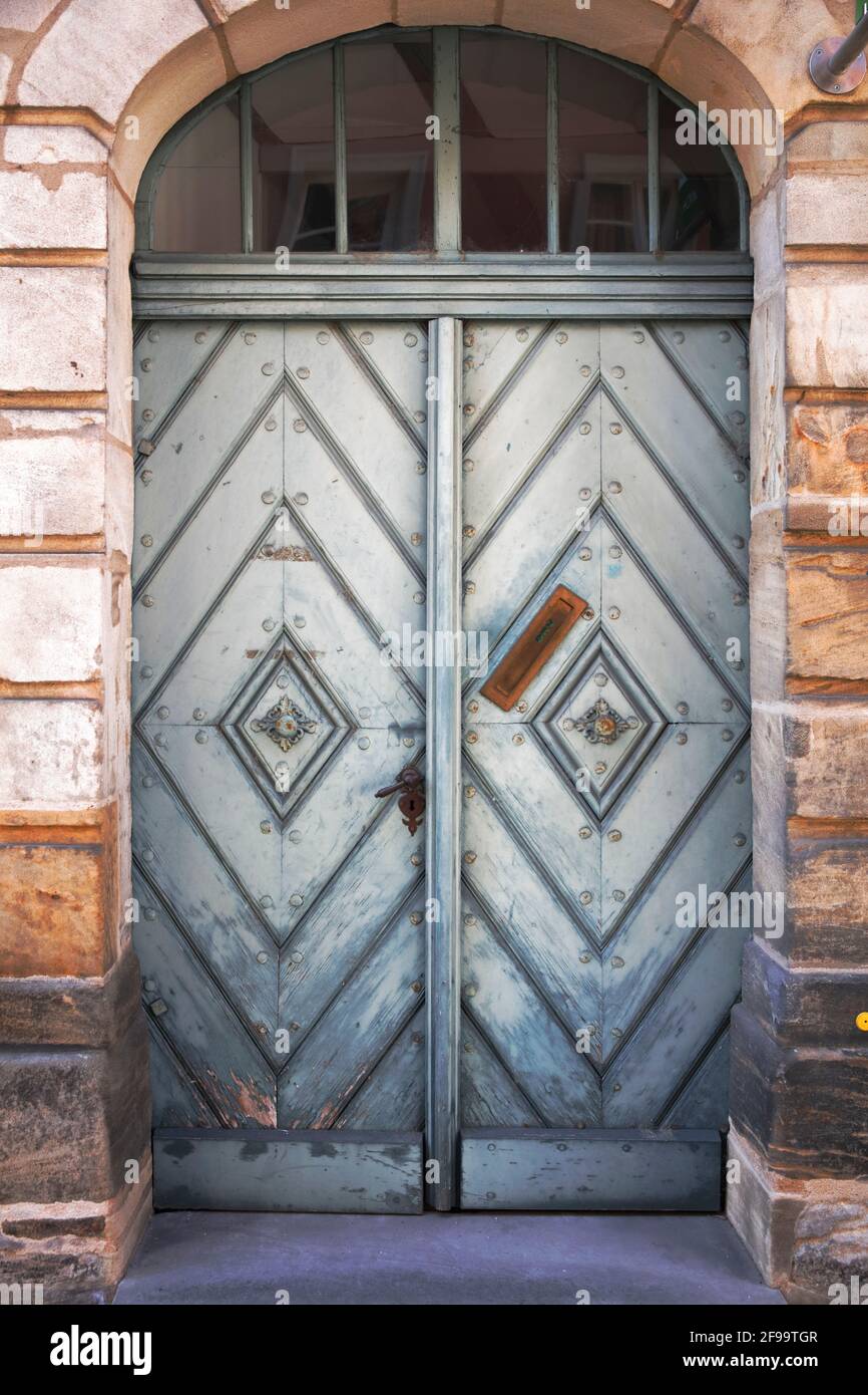 Front door, entrance, house facade, facade, architecture, decorative ...