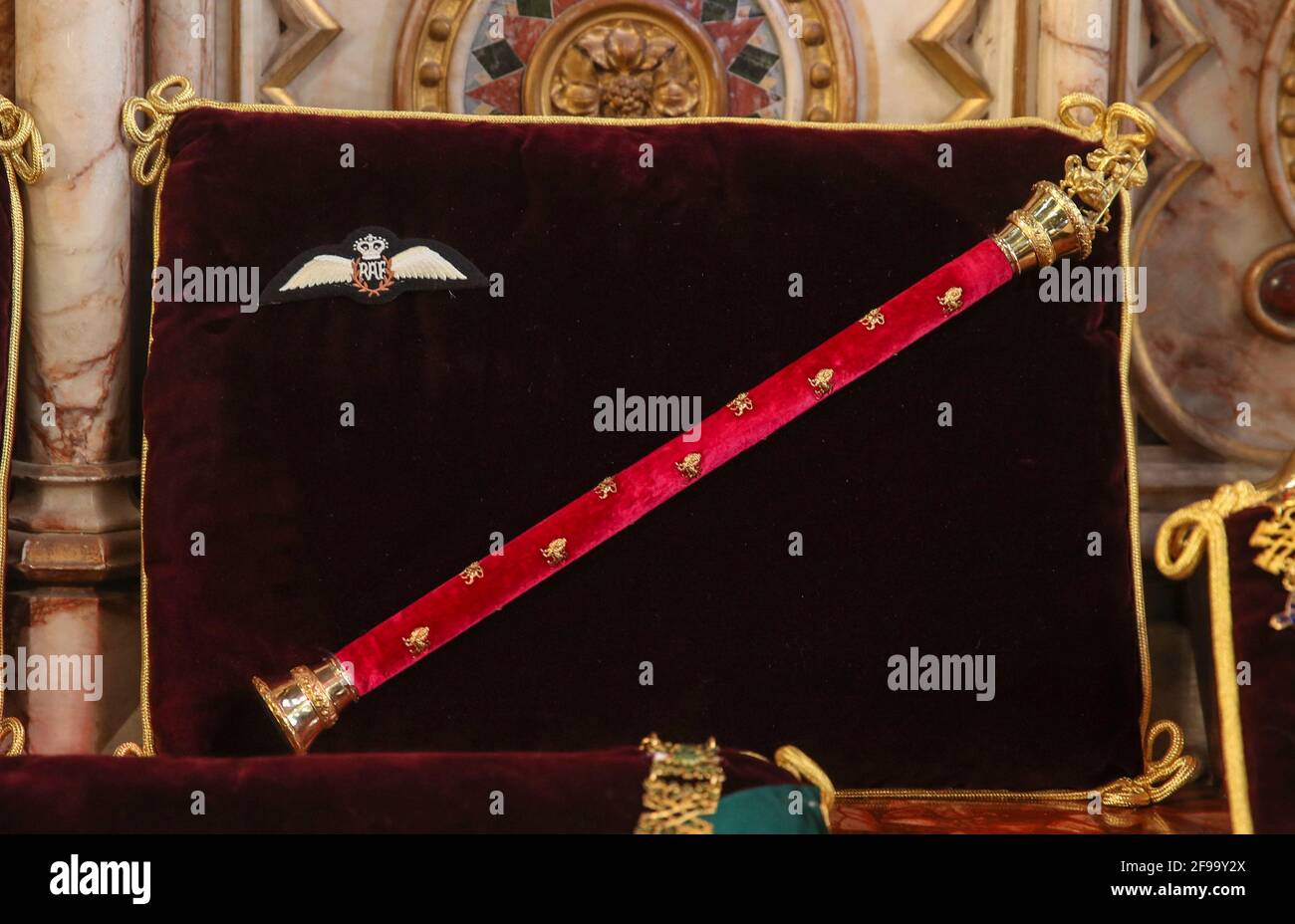 The RAF Wings and Field Marshal's Baton, belonging to the Duke of ...