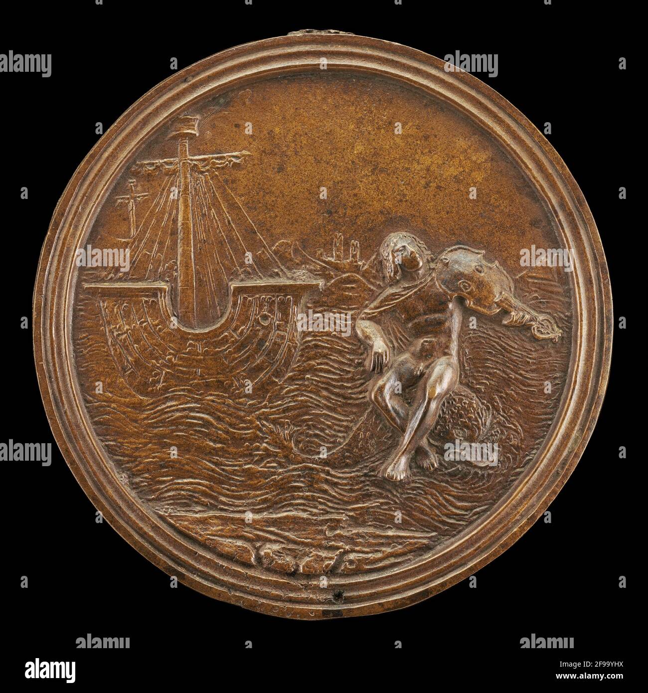 Arion Rescued by the Dolphin, late 15th - early 16th century Stock ...