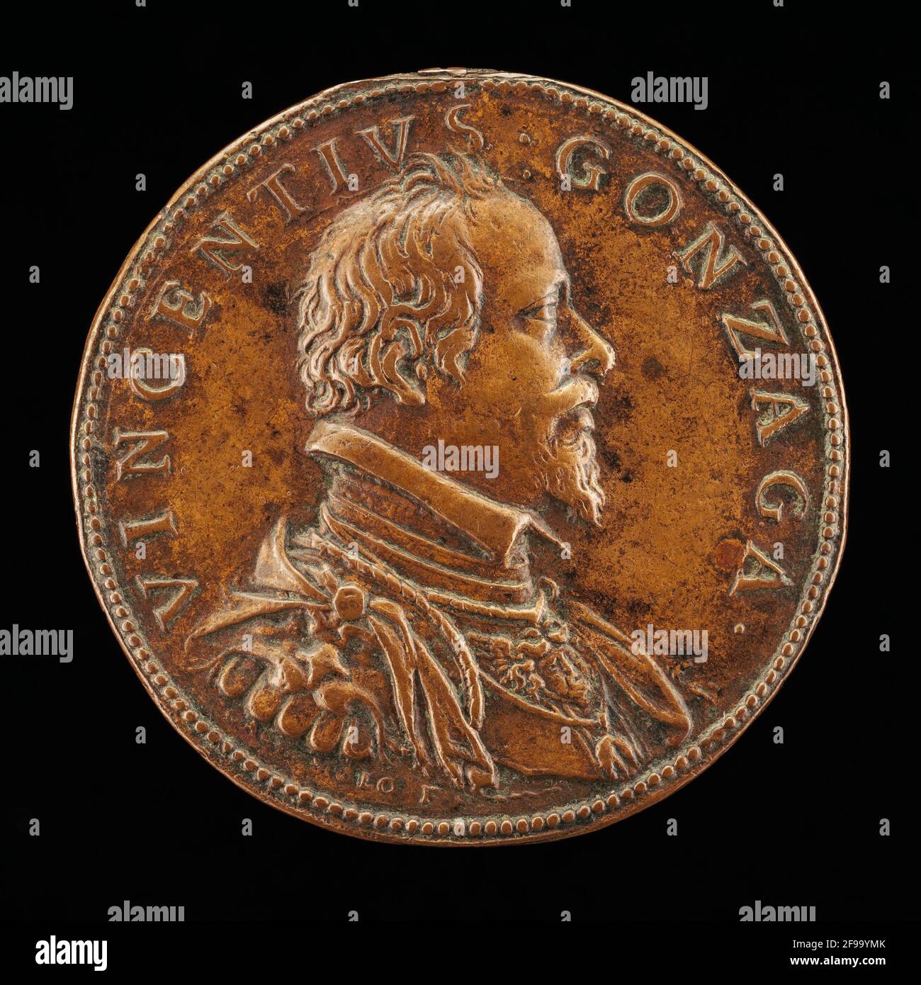 Vincenzo Gonzaga, 1562-1612, 4th Duke of Mantua 1587 [obverse] Stock ...
