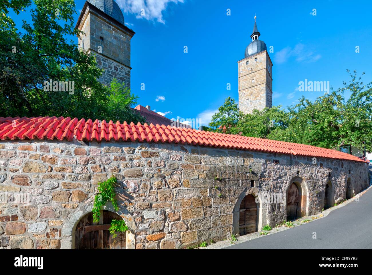Goose tower, gray tower, gate tower, landmark, city wall, city ...