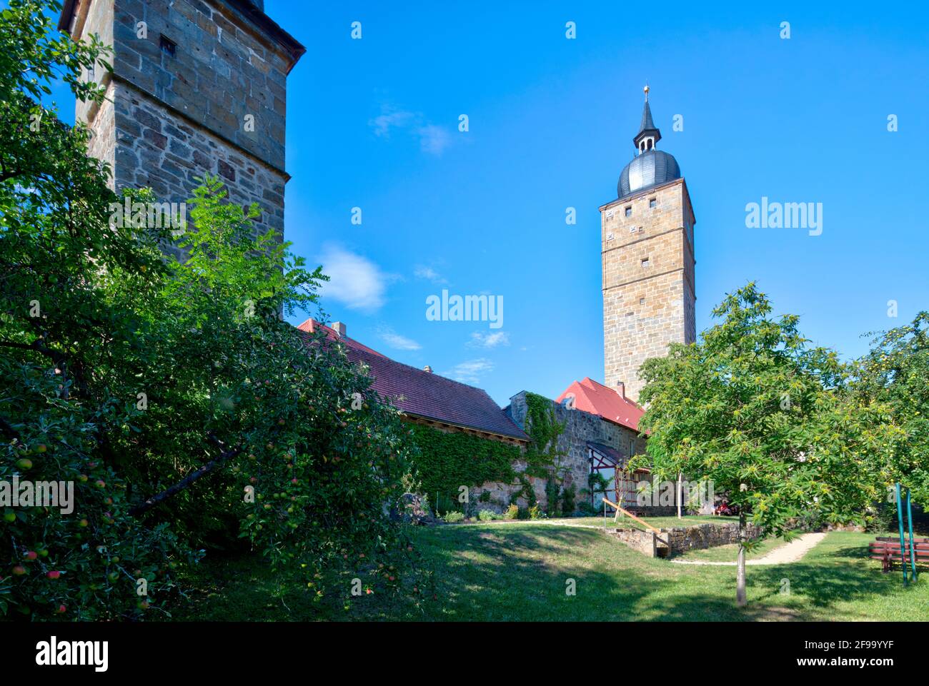 Goose tower, gray tower, gate tower, landmark, city wall, city ...