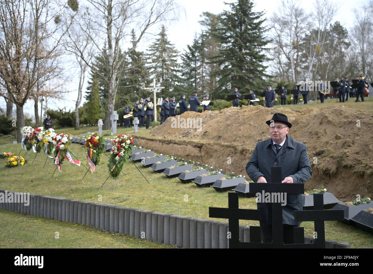 Lietzen, Germany. 16th Apr, 2021. Detlef Fritzsch, Federal Chairman of ...