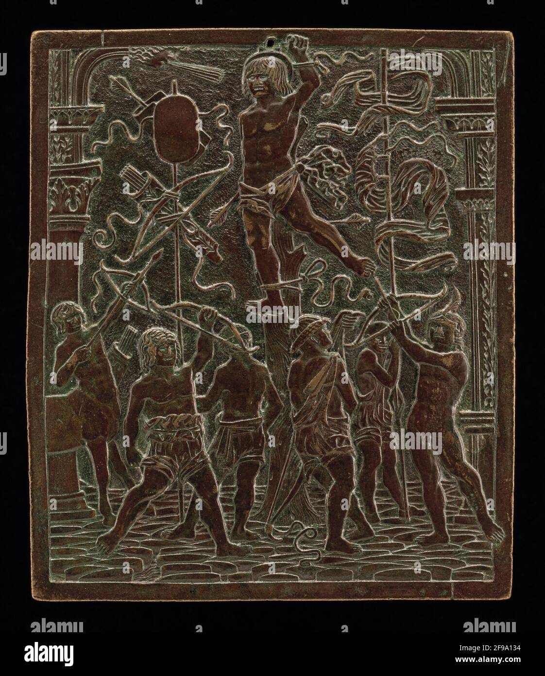Martyrdom of Saint Sebastian, late 15th - early 16th century Stock ...