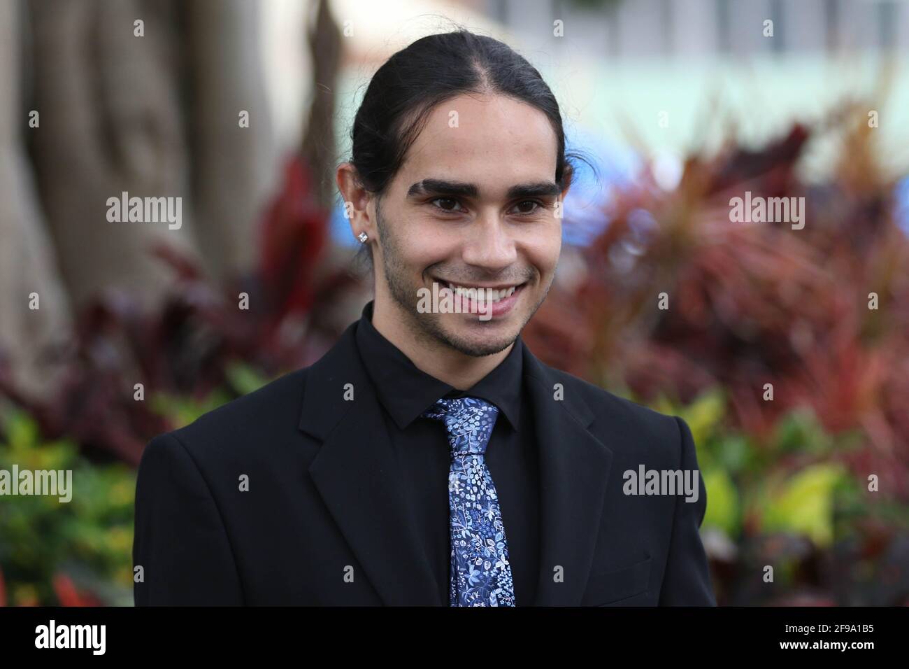 Sydney, Australia. 17th April 2021. Isaiah Firebrace, singer and X ...