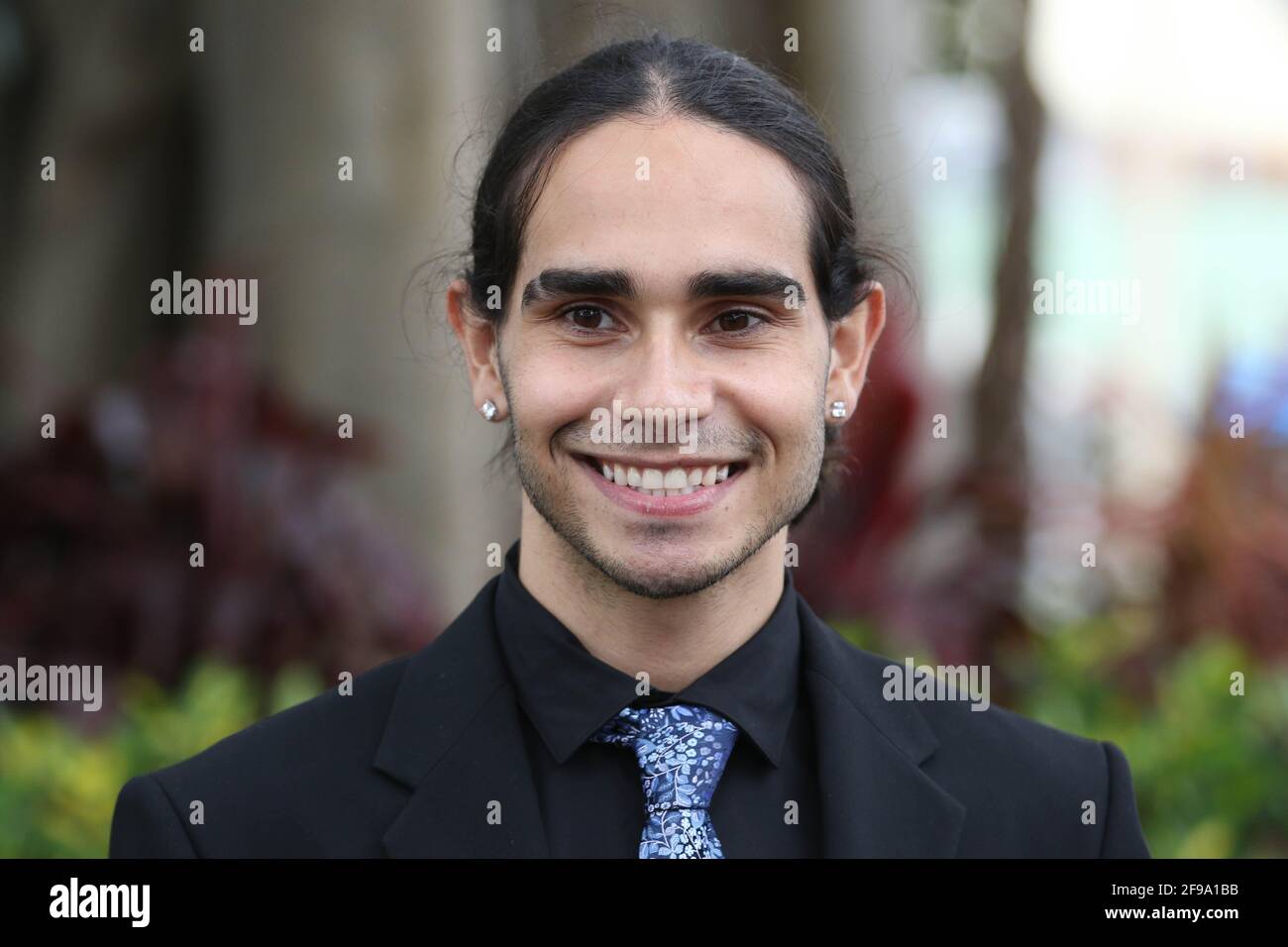 Sydney, Australia. 17th April 2021. Isaiah Firebrace, singer and X ...