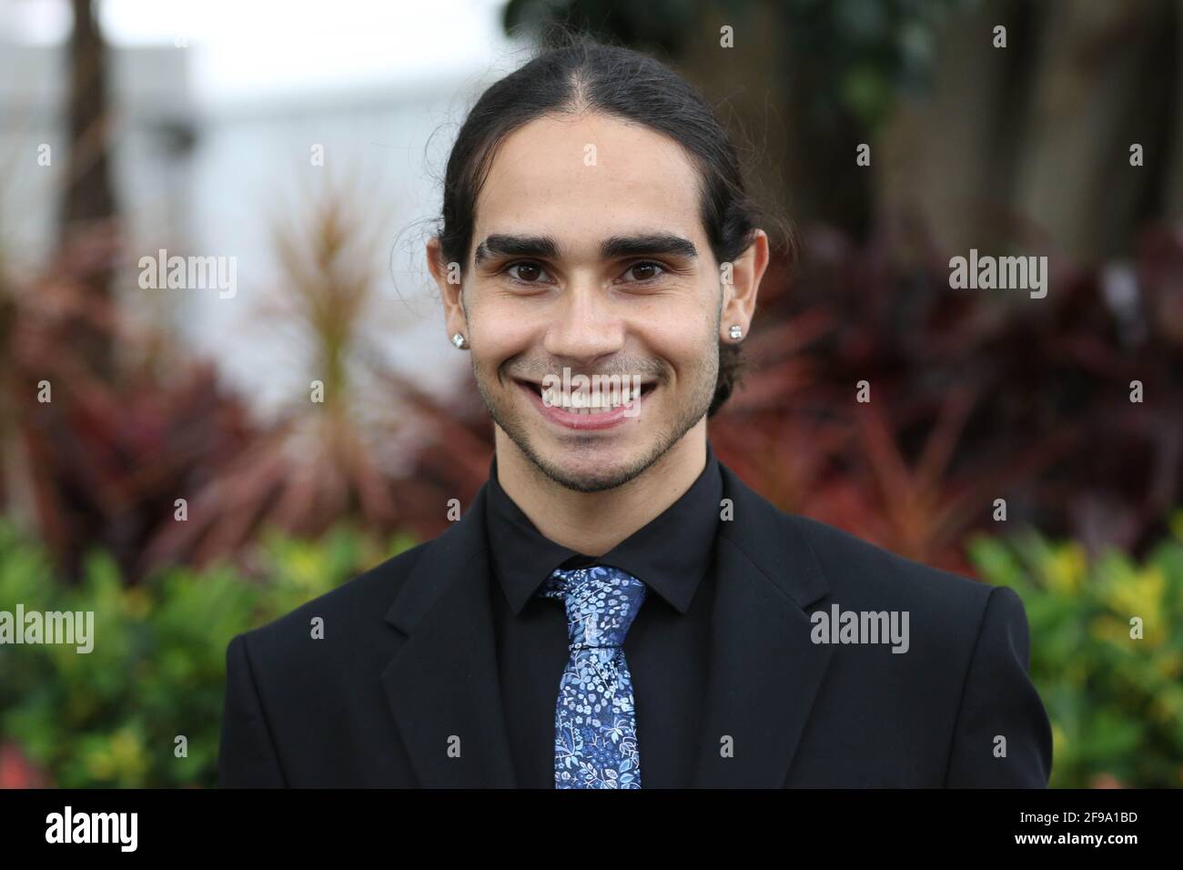 Sydney, Australia. 17th April 2021. Isaiah Firebrace, singer and X ...