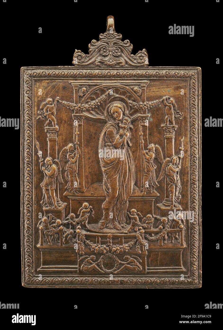 Madonna and Child with Angels, c. 1475 Stock Photo - Alamy