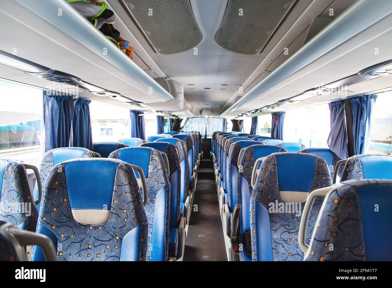 Coach bus seat seats interior hi-res stock photography and images - Alamy