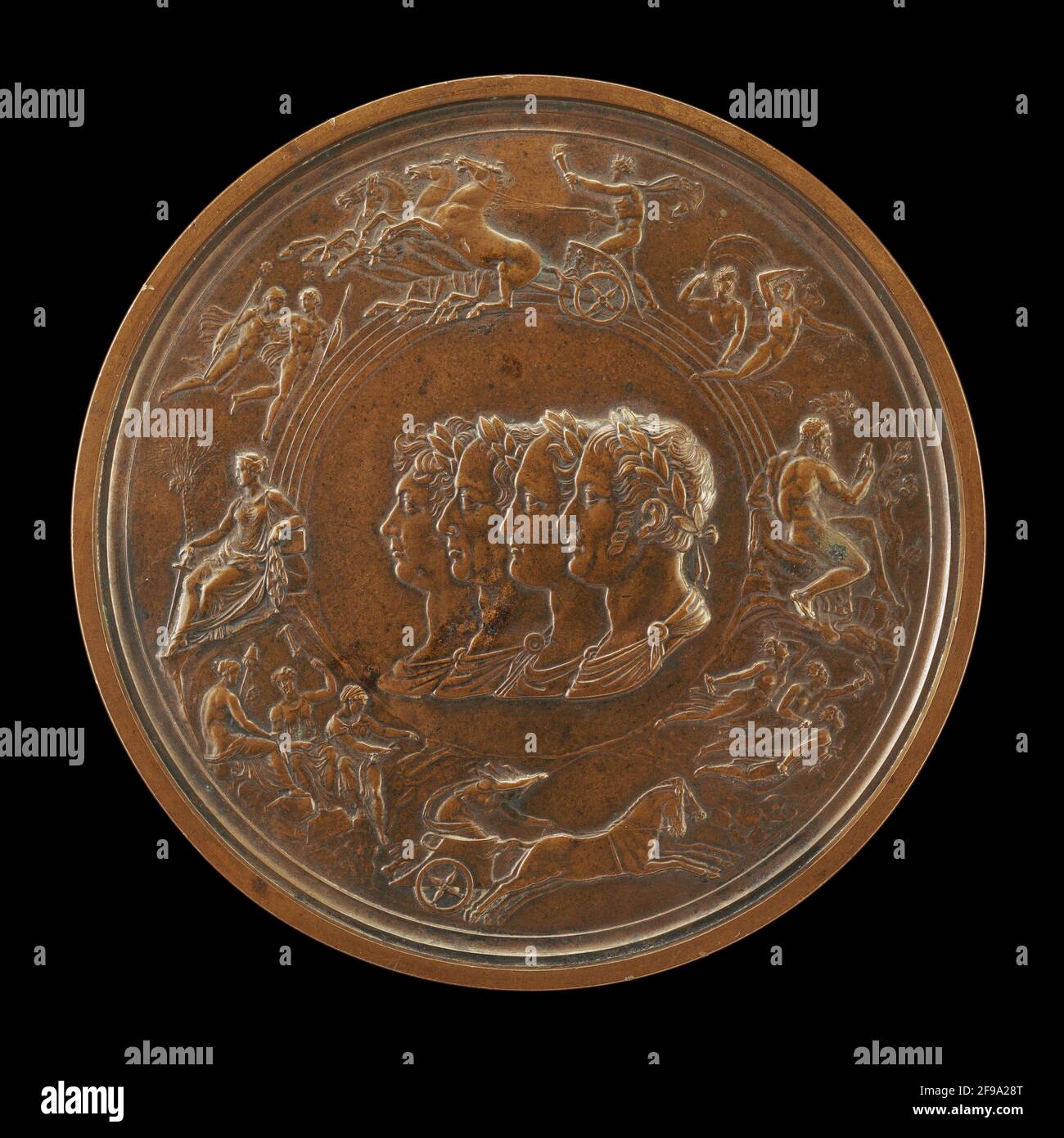 The Waterloo Medallion: The Prince Regent (later George IV) of England ...