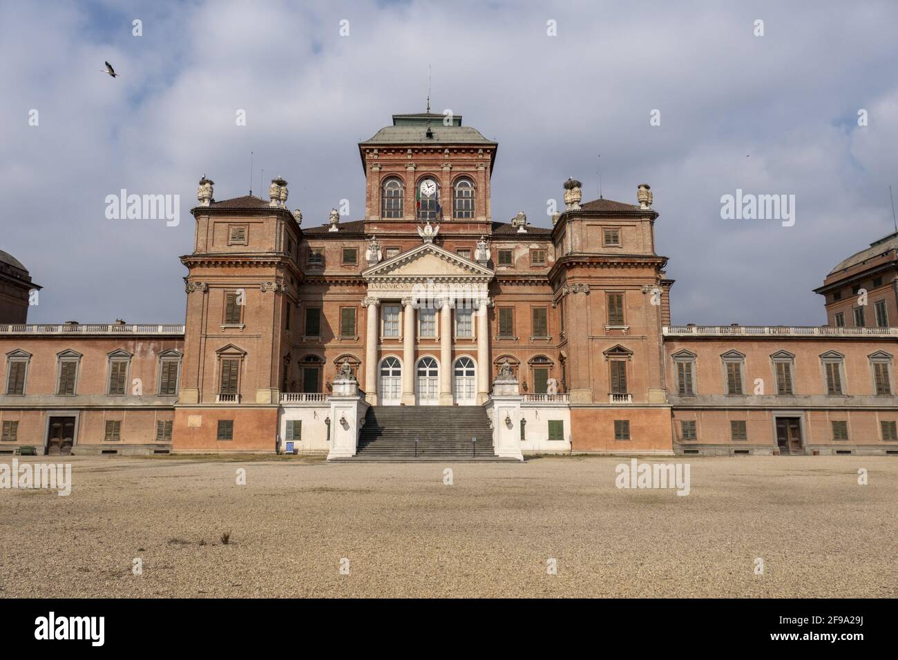 Vertical of the historical Castle of Racconigi in Italy Stock Photo - Alamy