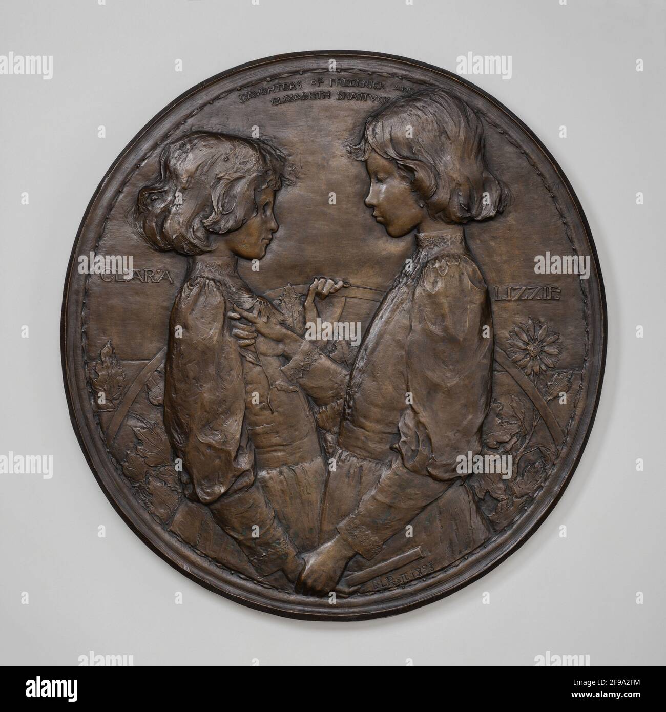 Clara and Lizzie, Daughters of Frederick and Elizabeth Shattuck, model ...